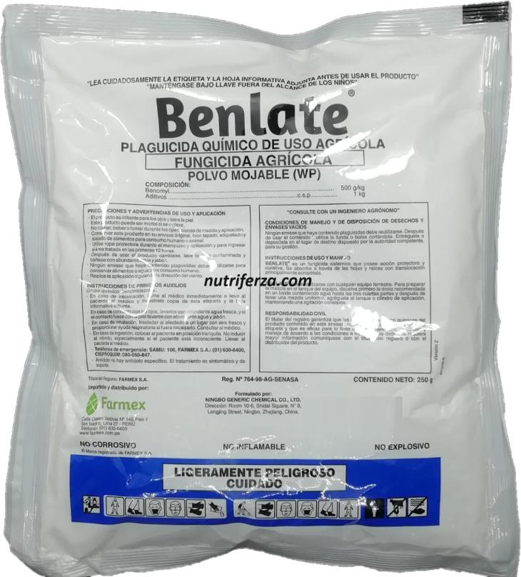 BENLATE 50 WP X 250 GR (Benomil) | NUTRIFERZA